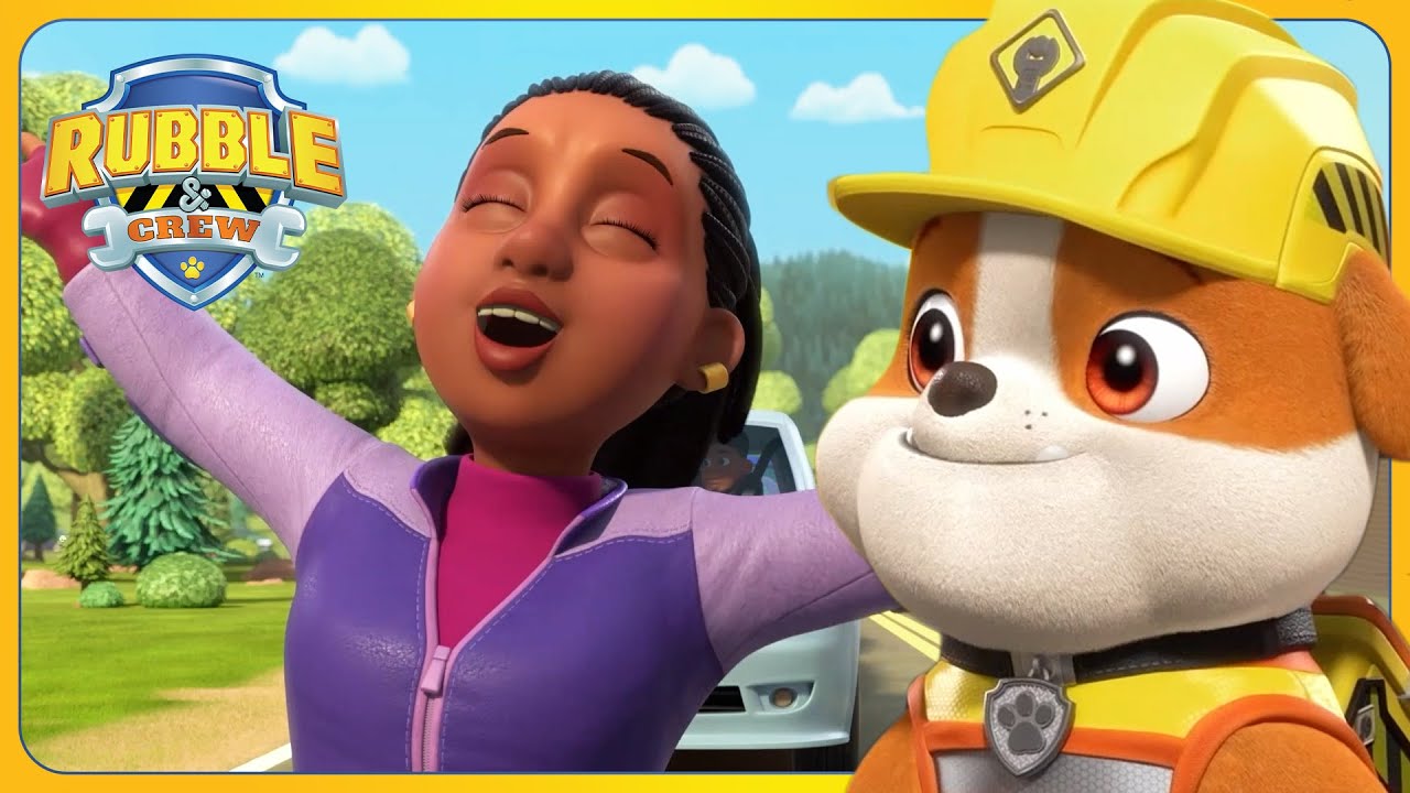 Rubble Meets Mayor Greatway and MORE 🏍 | Rubble and Crew | Cartoons for ...