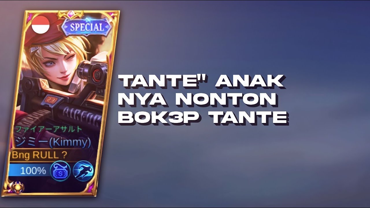 PRESET TANTE" ANAK NYA NONTON BOK*P TANTE 😳 ( Hasil Pertandingan ML ) - YouTube
