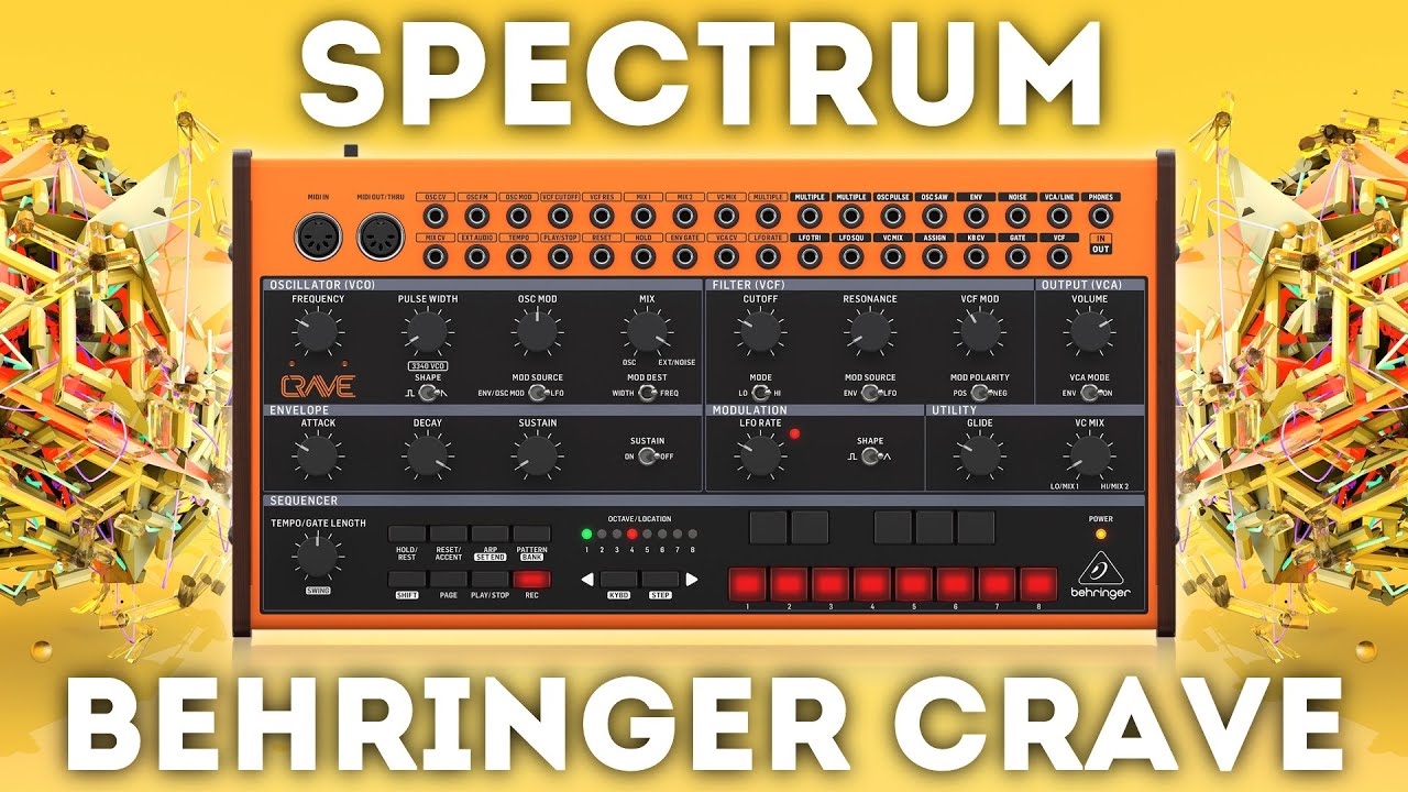 Behringer Crave - "Spectrum" 50 Patches and Sequences - YouTube