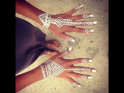 HOW TO DO WHITE HENNA LIKE A PRO! beginners