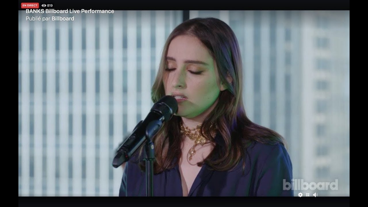 BANKS - Billboard Live Performance - YouTube
