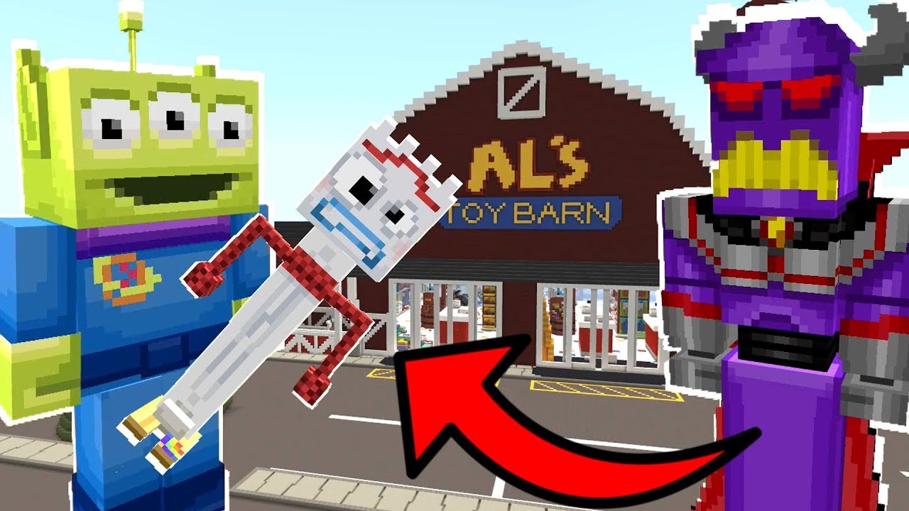 Minecraft Toy Story - Is Zurg Going To Kill Forky!? [4] - YouTube