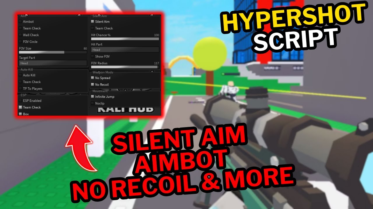 Hypershot Script | Silent Aim, Aimbot, No Recoil, No Spread & More ...