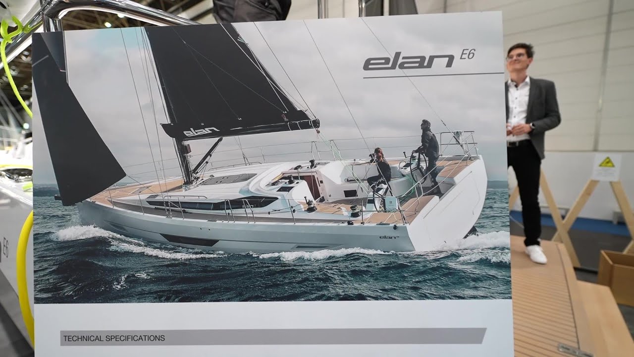 ELAN E6 Sailing boat at Boot 2024 - YouTube