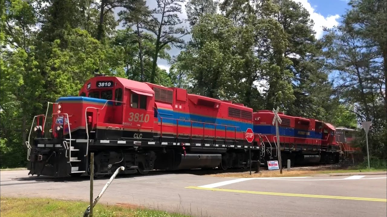 Another Georgia Northeastern Train Finishing the Day at Tate - YouTube