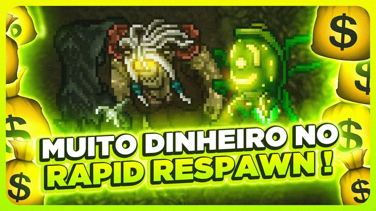 Lugares para fazer MUITO DINHEIRO no Rapid Respawn no Tibia l Tibia ...
