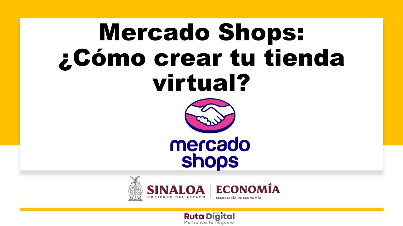 Mercado Shops: ¿Cómo crear tu tienda virtual? - YouTube