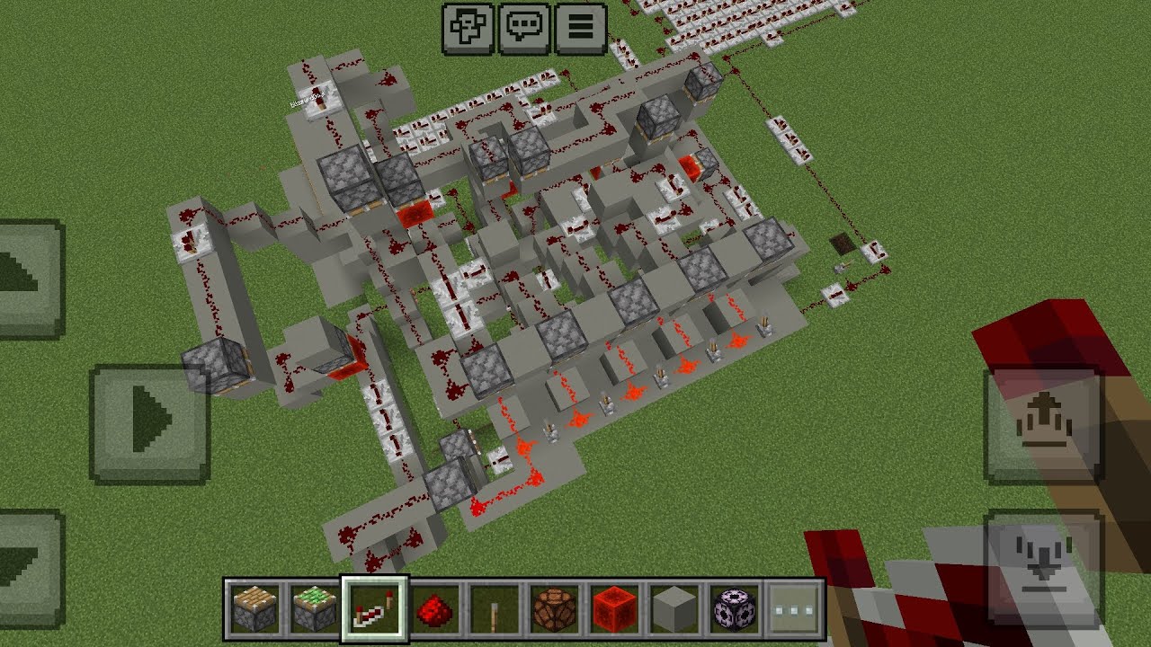 Redstone clock in Minecraft bedrock - YouTube