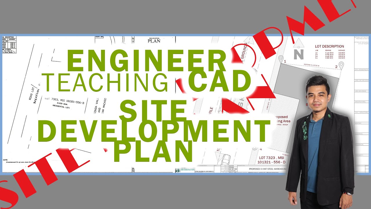 Engineer Teaching CAD - Site Development Plan Process - YouTube