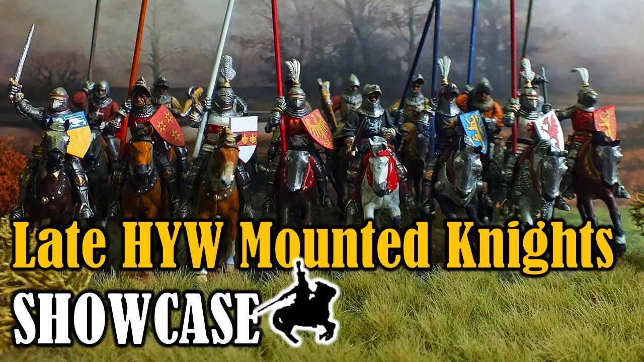 PERRY Miniatures Showcase - French Mounted Men at arms - YouTube