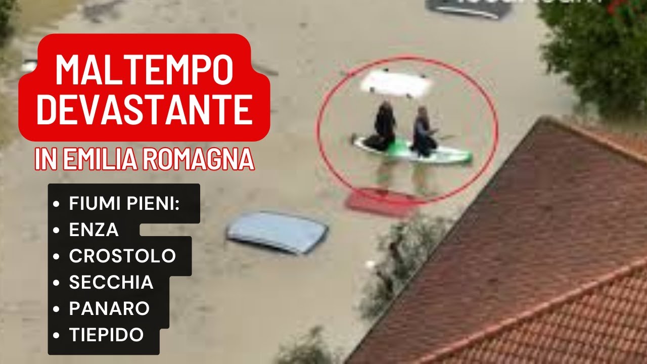 Maltempo Devastante in Emilia Romagna: Alluvione a Mulazzano Ponte ...