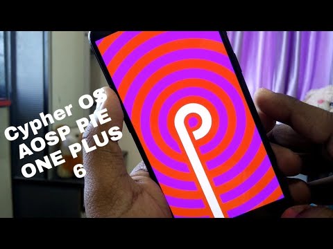 Android pie Cypher OS AOSP stable rom one plus 6 - YouTube