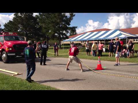 Charity Fire Truck Pull at MGM High School - Semmes Volunteer Fire Department