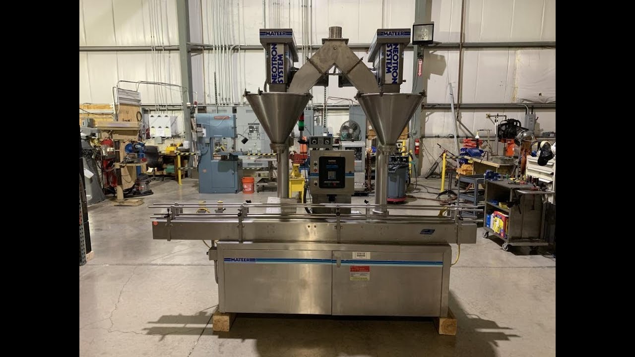 Mateer Burt Dual-Head Powder Auger Filler, model 4020 -stock #72098001 ...