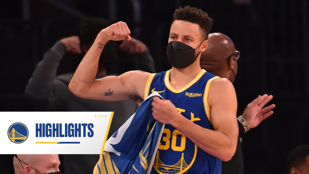 Stephen Curry Puts on a Show at Madison Square Garden | Feb. 23, 2021 ...
