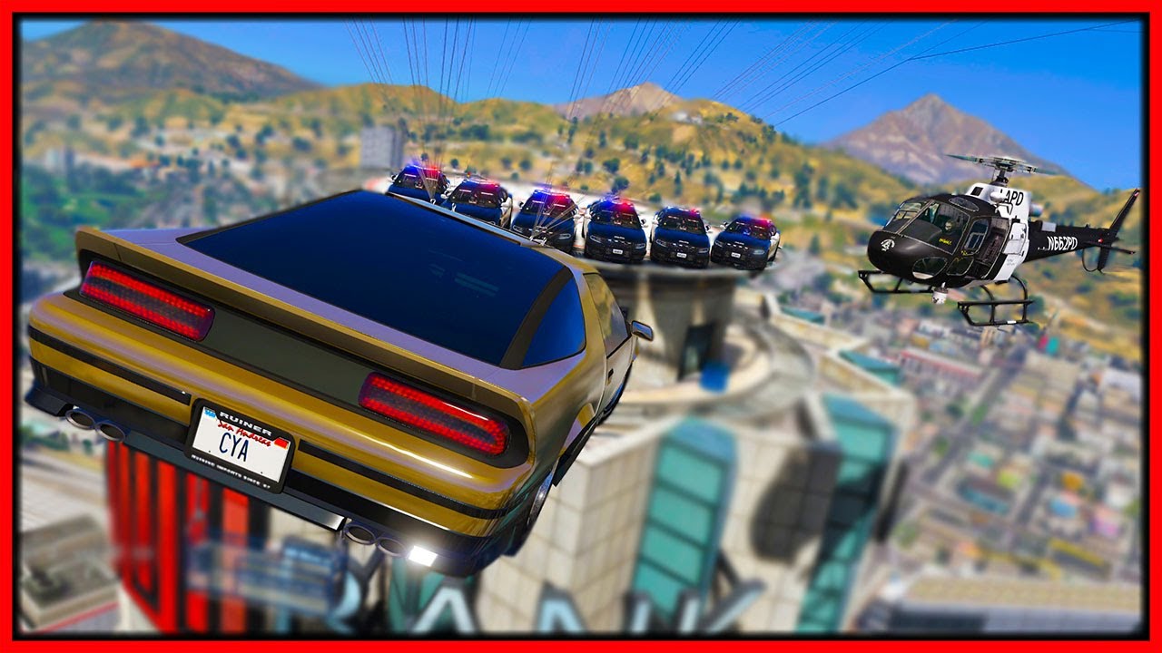GTA 5 Roleplay - FLYING CAR TROLLING COPS | RedlineRP - YouTube