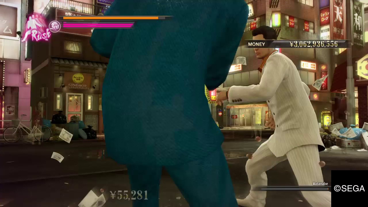 YAKUZA 0 Kiryu HEAT Essence of Relentless Barrage - YouTube