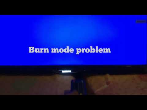 Led tv burn mode or different colours problem - YouTube