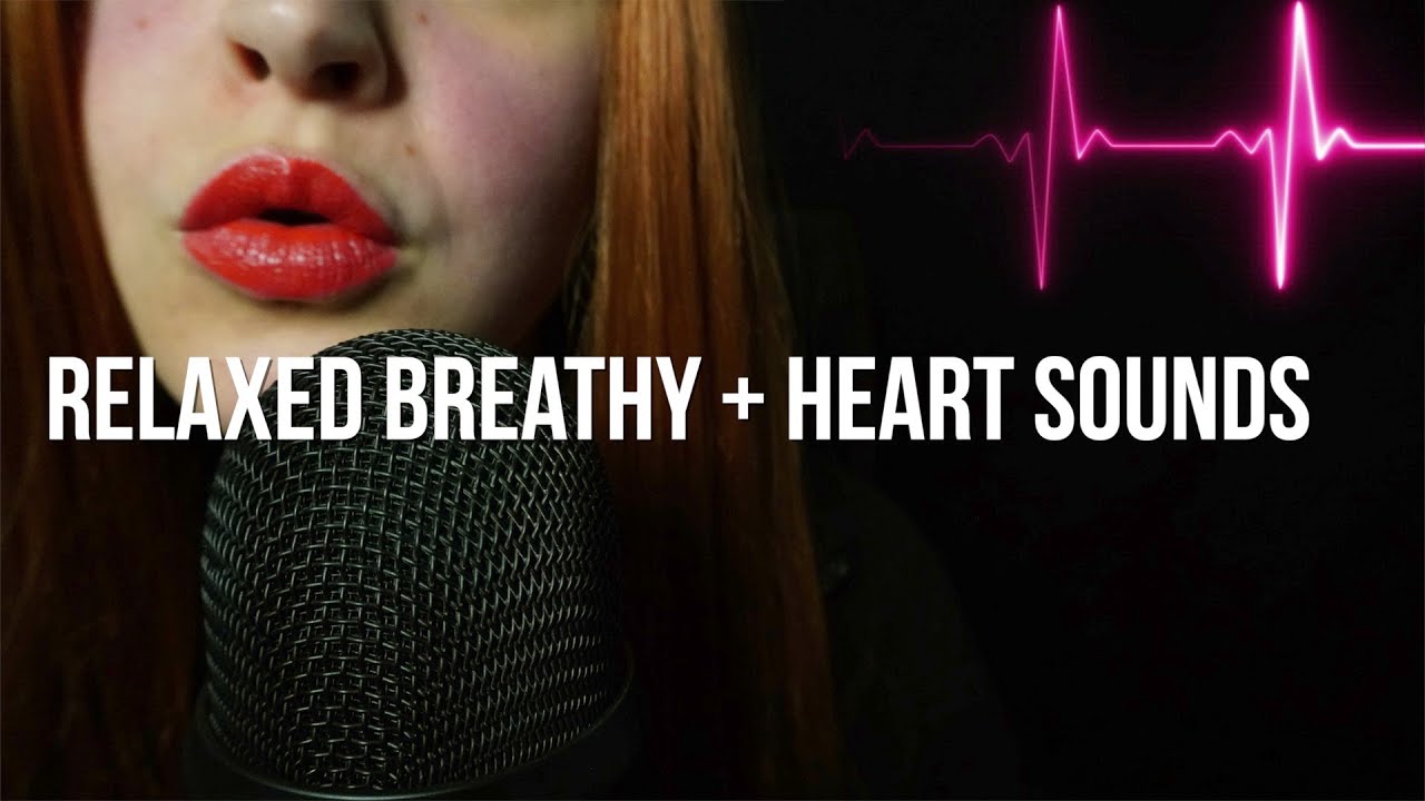Relaxing Female Heartbeat + Mic Blowing & Breathing [ASMR] - YouTube