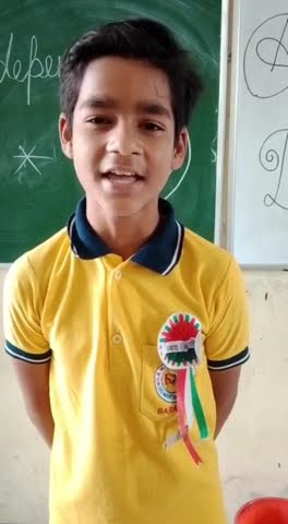 Poem reciting by student - YouTube