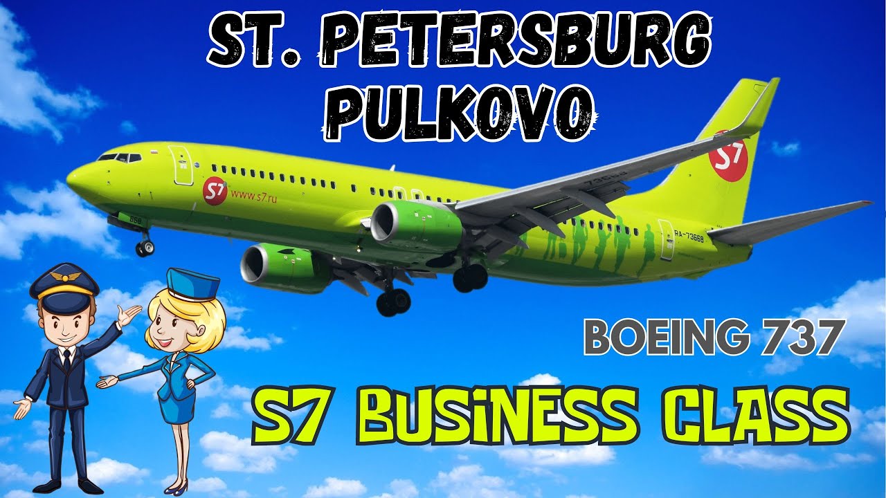 S7Airlines Boeing 737 Airport Pulkovo 4K - YouTube
