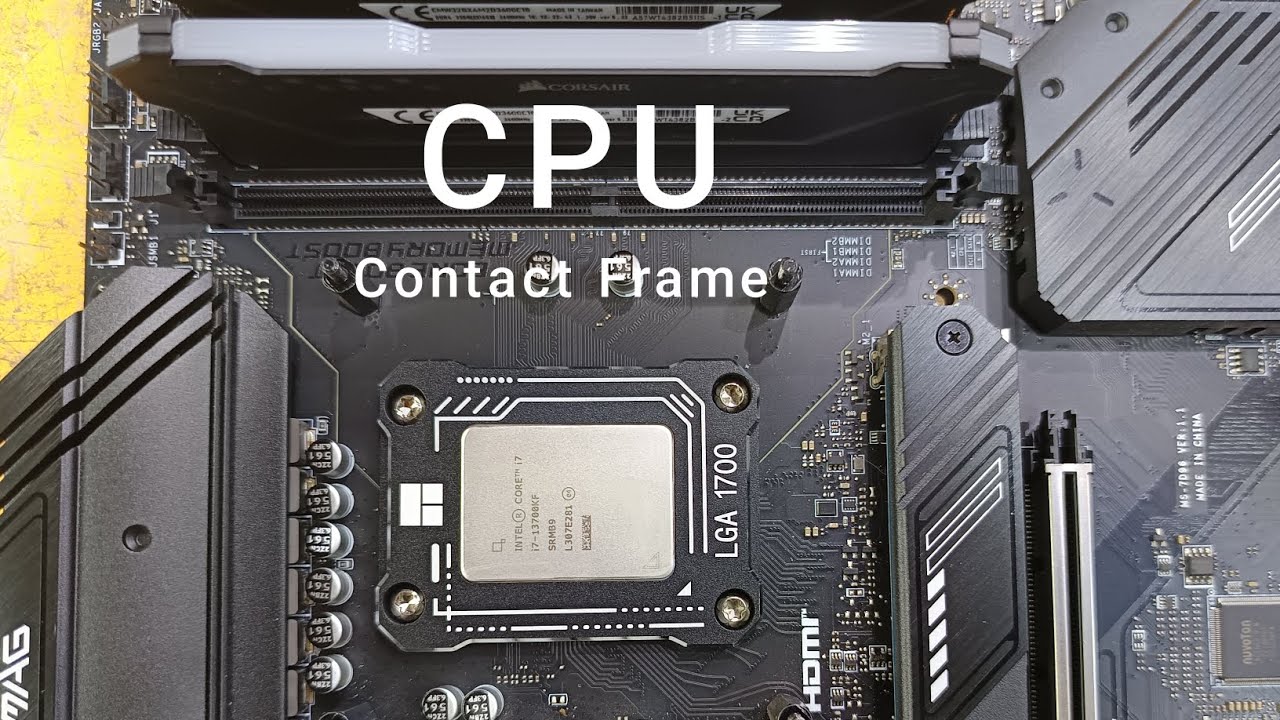Thermalright CPU Contact Frame installation | CPU Intel | Contact Frame ...