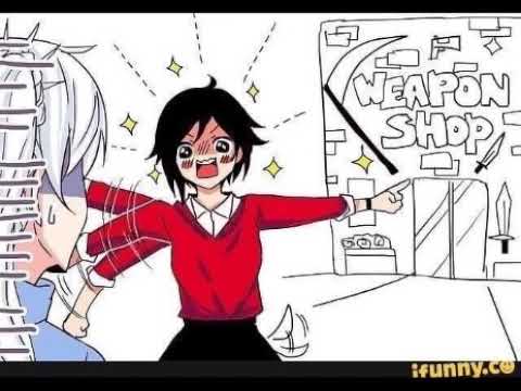 RWBY Ruby and weiss love (faded&closer) - YouTube