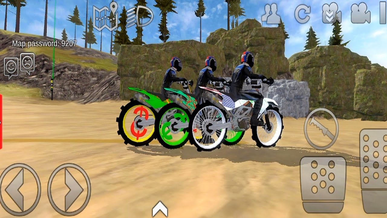 Motorcycles Full Speed Driving Friends Together Offroad Outlaws Online ...