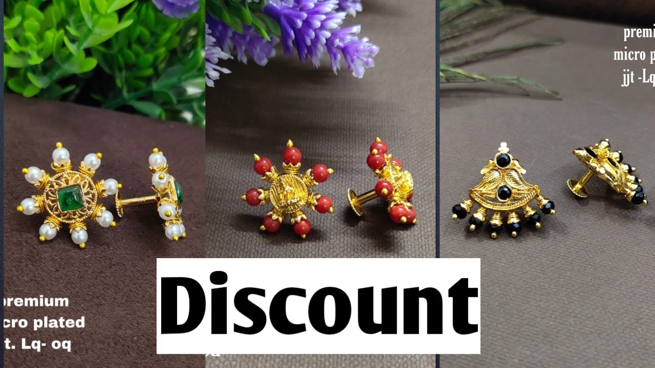 south screw back earrings|Stud earrings |Studs | Coral earrings ...