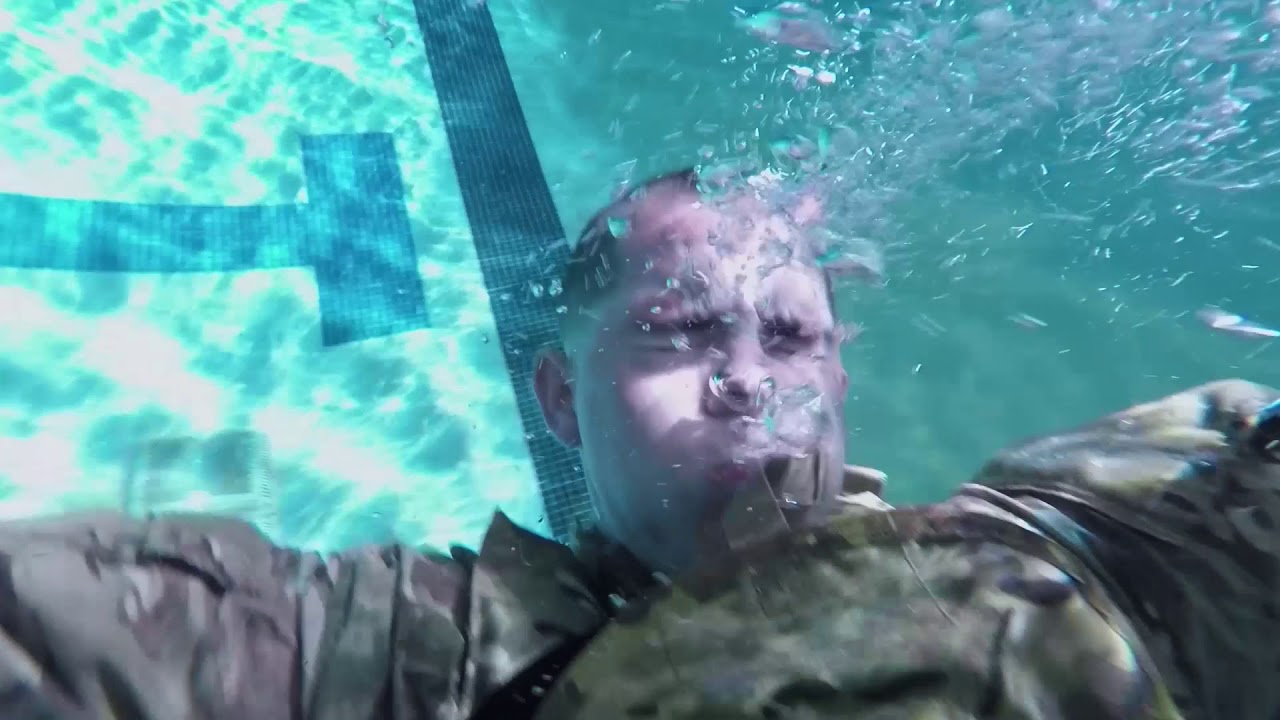 Water Survivor Training Test Exercise 6 - CSS Underwater Swim - YouTube