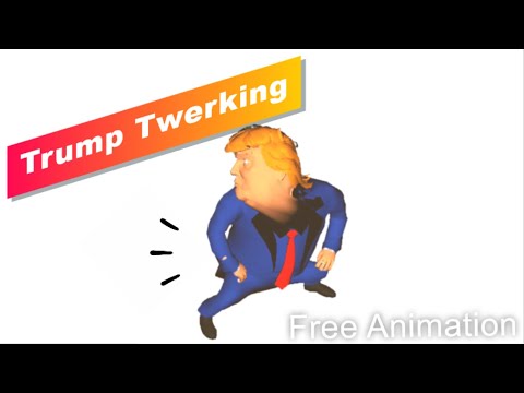 Twerking US President Donald Trump Dancing Special FX Vector Layer 3d ...