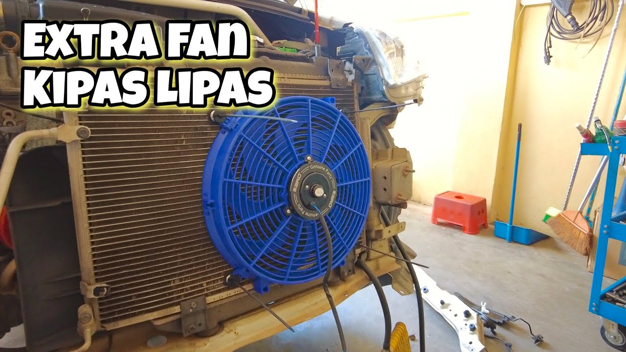 Alza pasang Extra Fan..Kipas tambahan untuk Condenser.. & suis - YouTube