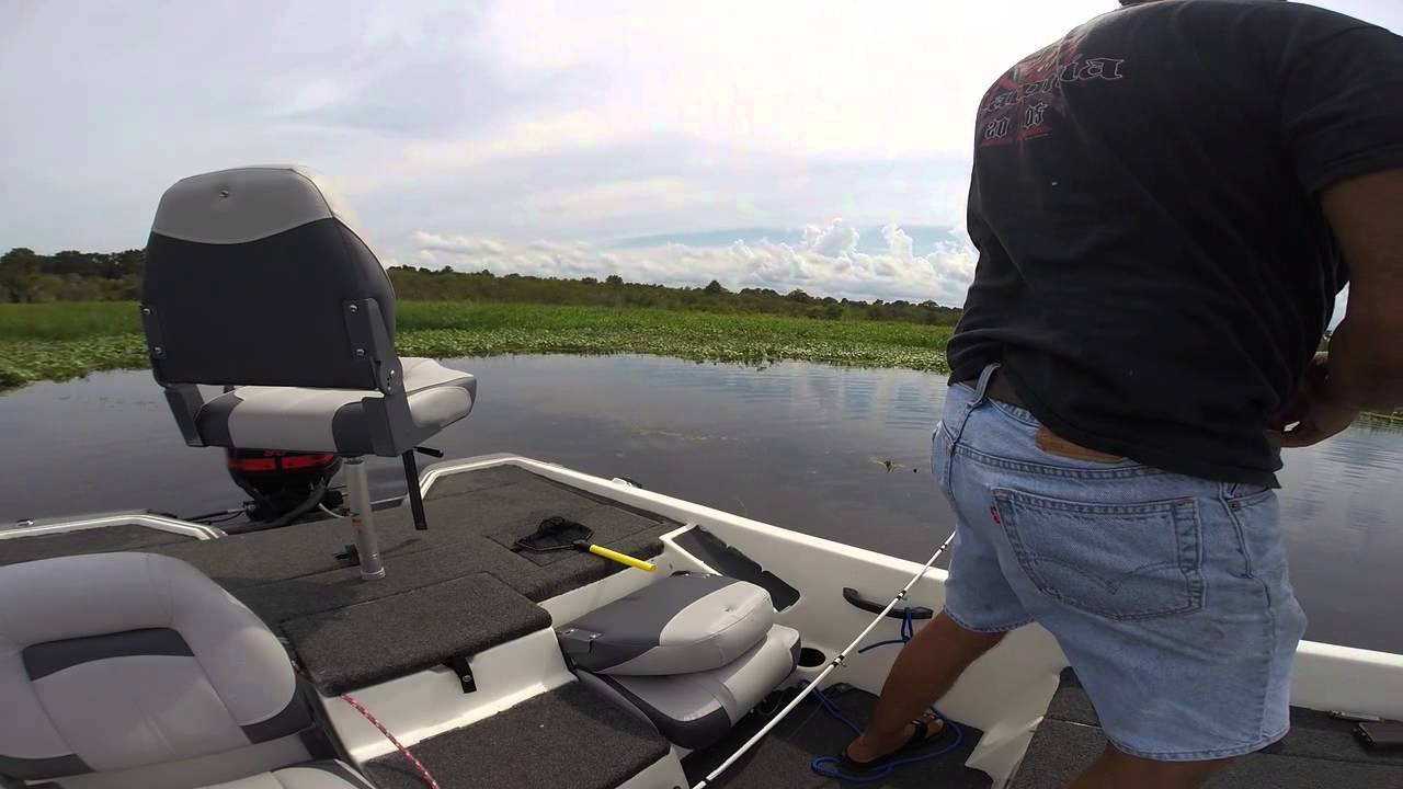 16 LB Catfish caught on Lake Rousseau - YouTube