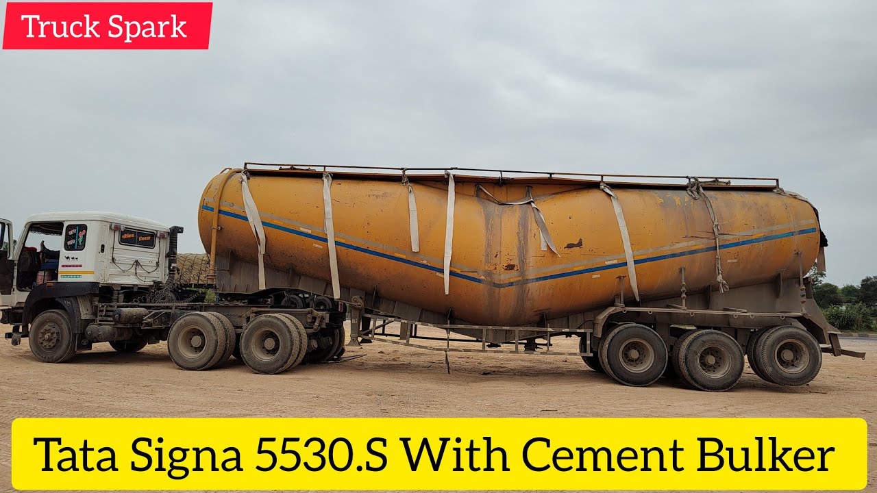 Tata 5530.S with Cement Bulker || #Cementbulker #bulker #bulkcarriers ...