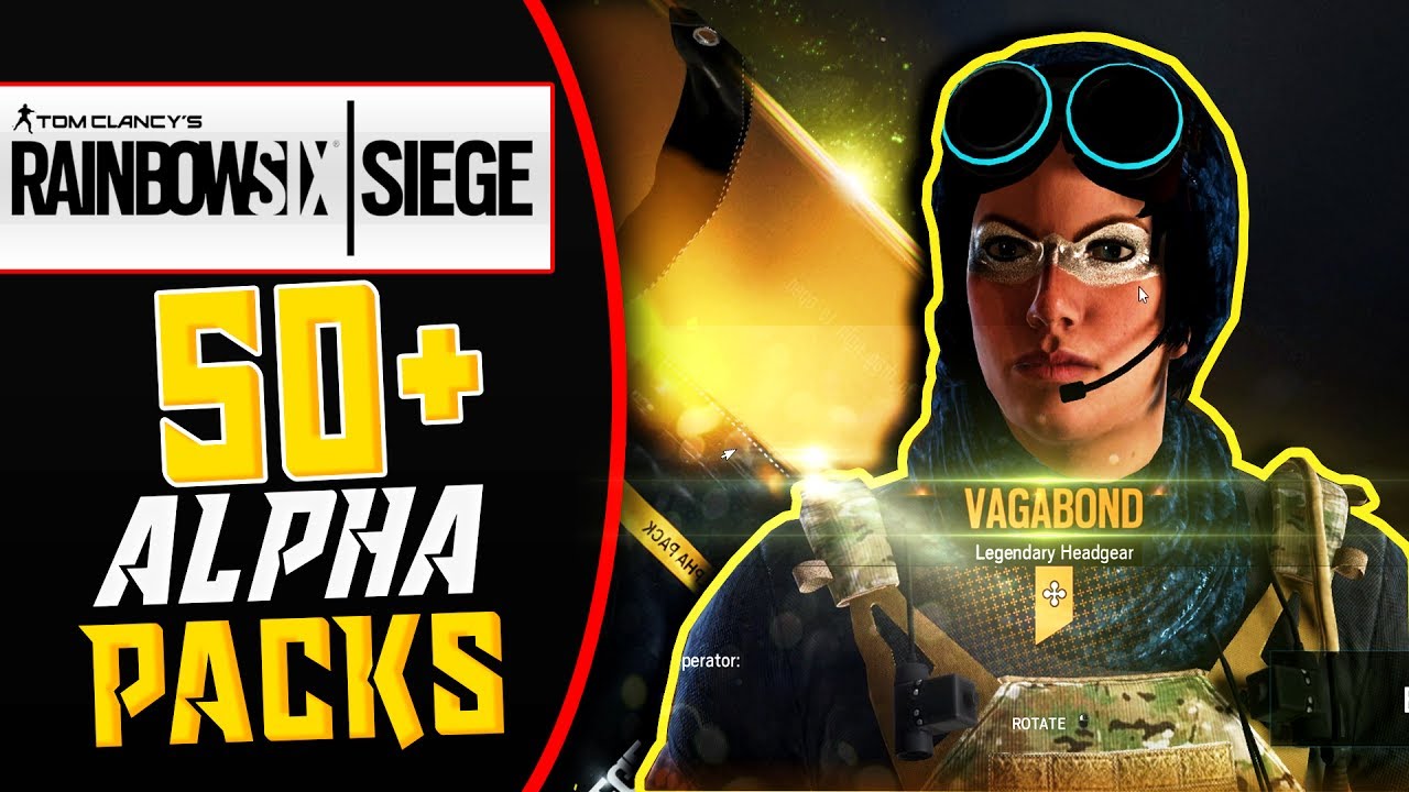 50+ Alpha Packs Opening - Rainbow Six Siege - YouTube