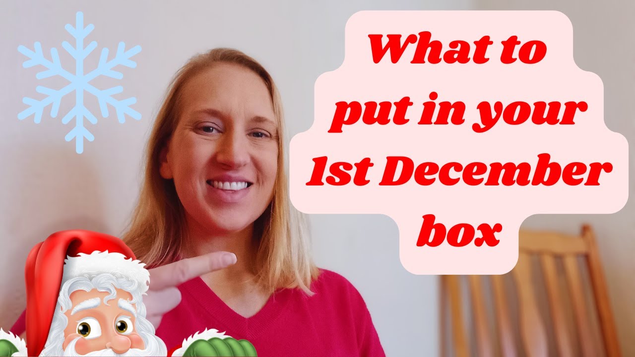 First December box - 20 ideas for you, on a budget - YouTube