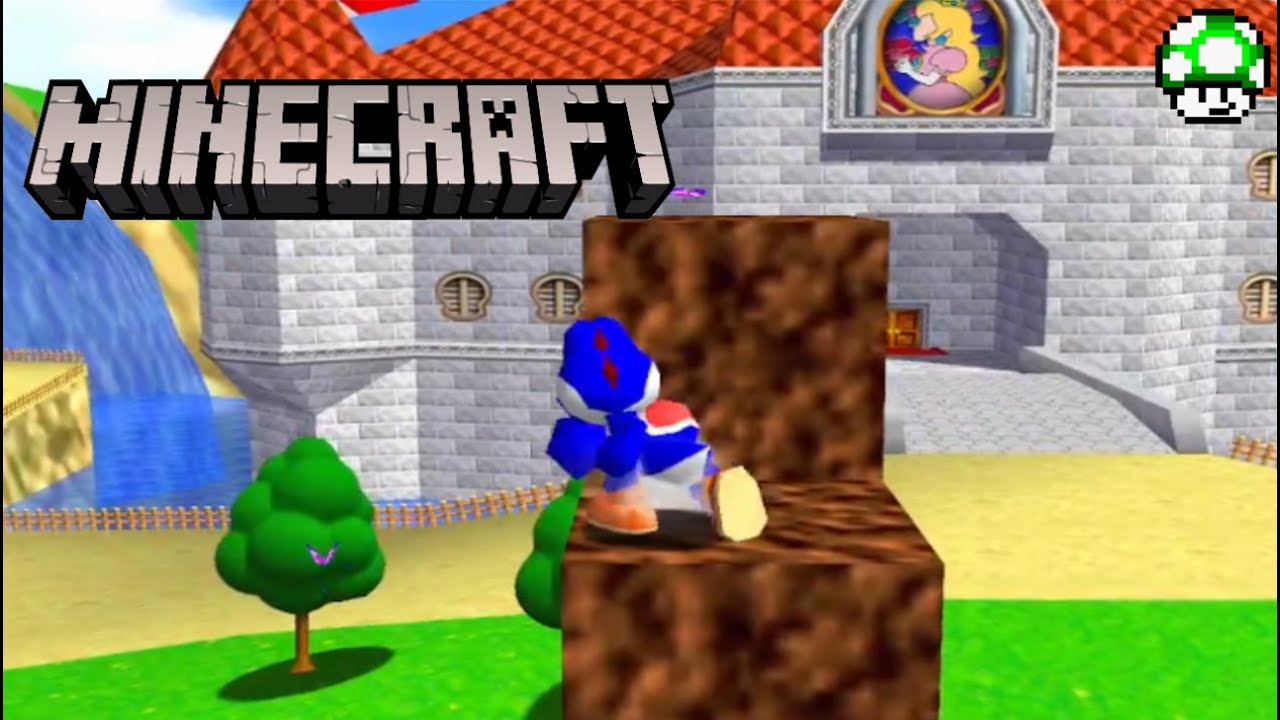 Minecraft+| Super Mario 64 Pc Port🍄 - YouTube