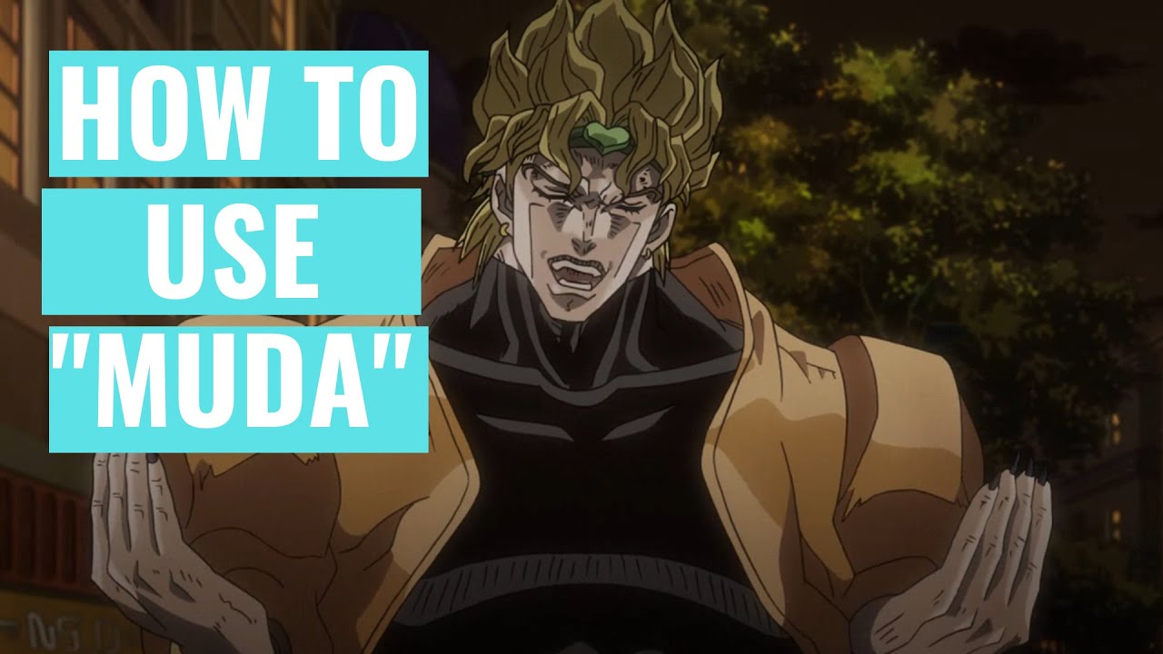 How to use "MUDA" in everyday conversation - YouTube