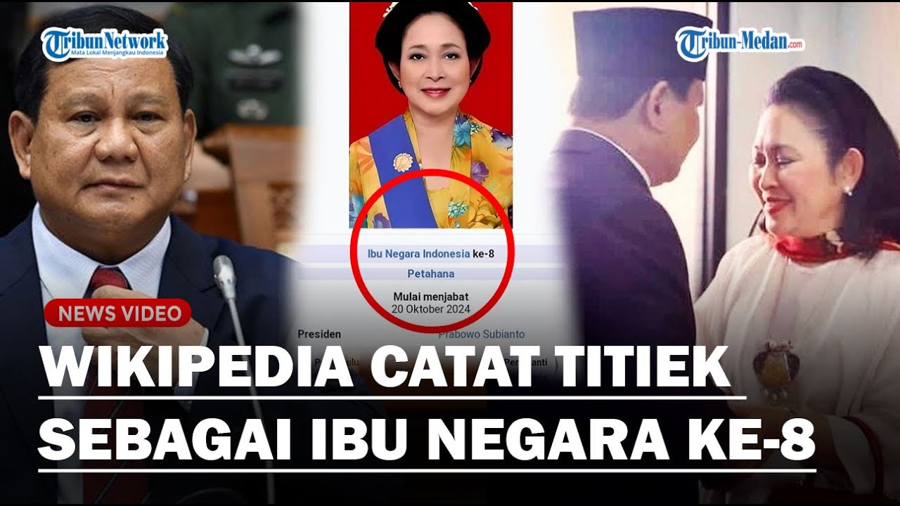 KODE BALIKAN? Wikipedia Mendadak Catat Titiek sebagai Ibu Negara ke 8 ...