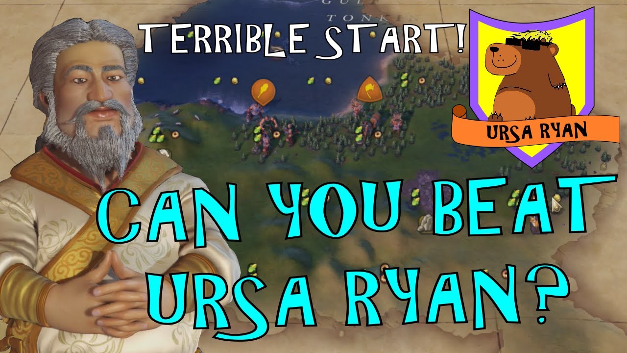 Can YOU beat URSA RYAN at Civ 6? Science Victory Challenge! #1 Deity ...