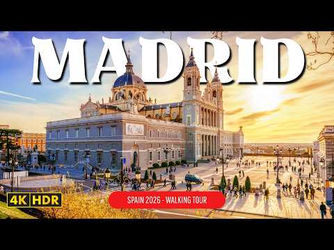 MADRID 🇪🇸 | Madrid’in En Güzel Tarihi Rotasında Yürüyüş | 4K 60FPS