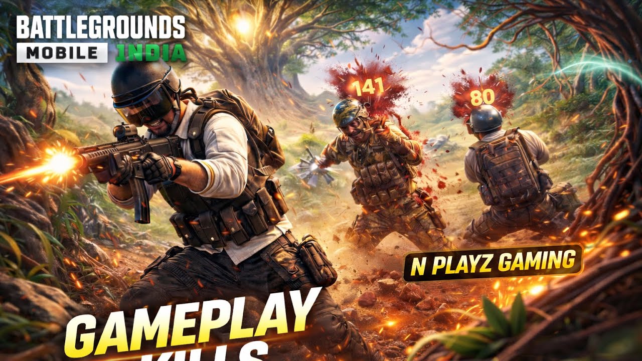 Clutch Gameplay Kills 🔥 | BGMI Highlights | N Playz Gaming - YouTube