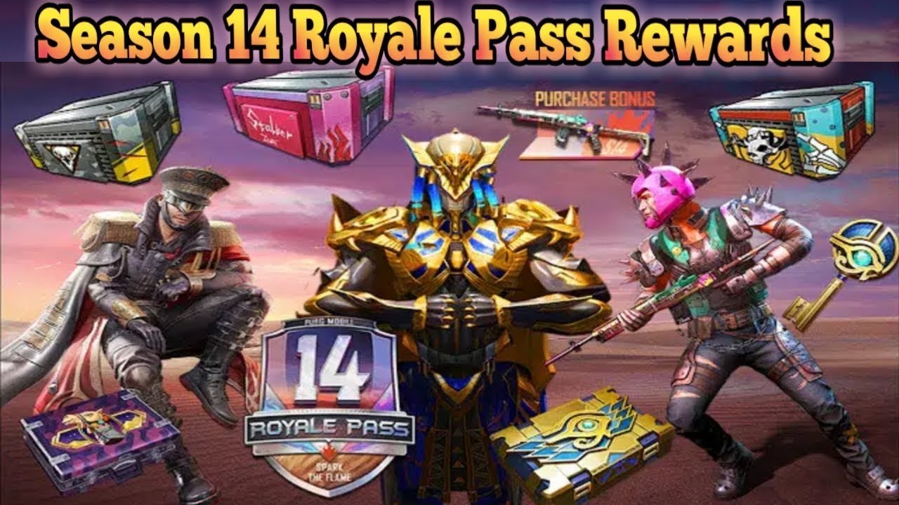 Season 14 Royale Pass Rewards | 100 Rp Outfit S14 | Pubg Mobile S14 ...