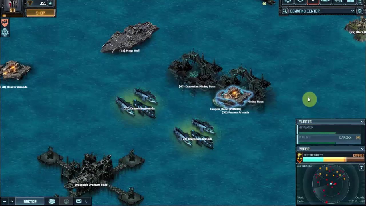 Battle Pirates Tide Seeker Reaver Armada Tests - YouTube