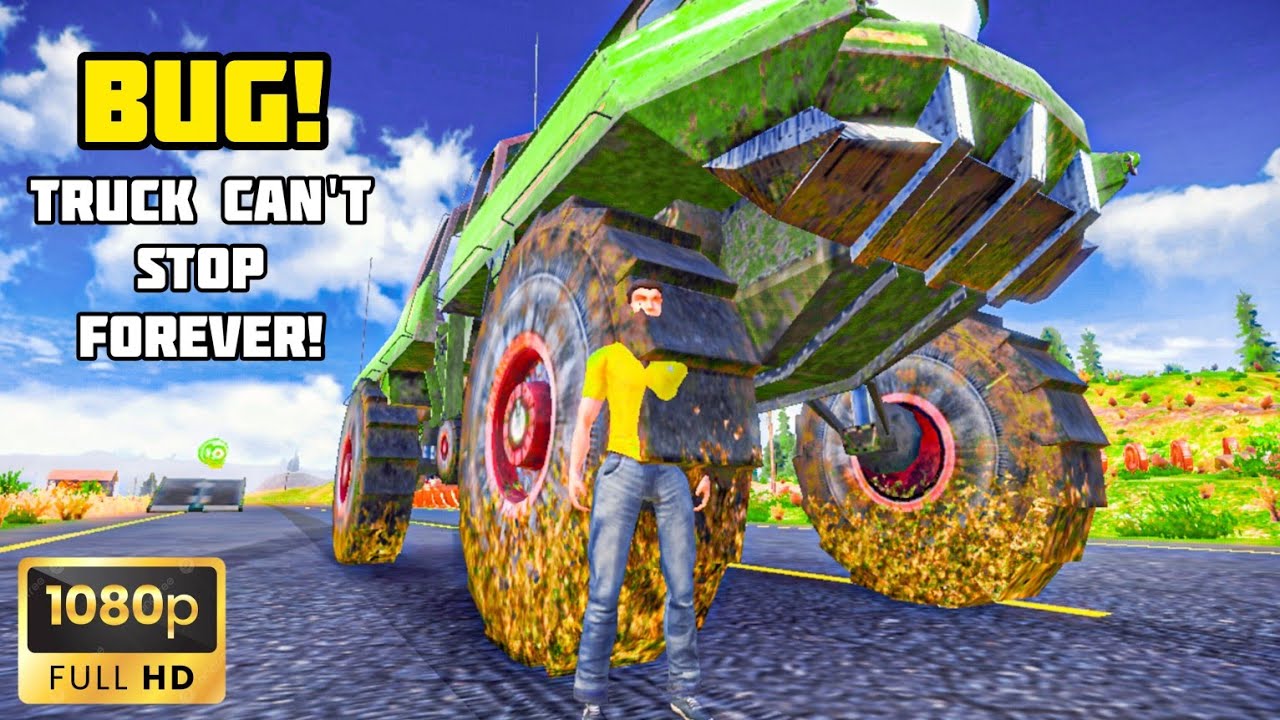 BUG! GIANT TRUCK CAN'T STOP FOREVER | OFF THE ROAD HD OPEN WORLD ...