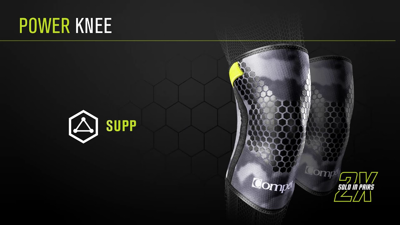 Compex Bracing Power Knee Camoflage - YouTube