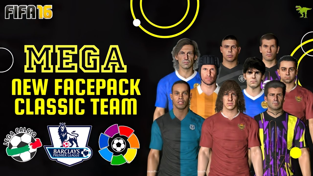 MEGAFACEPACK CLASSIC TEAMS FOR FIFA 16 MOBILE MOD FC 24 - YouTube