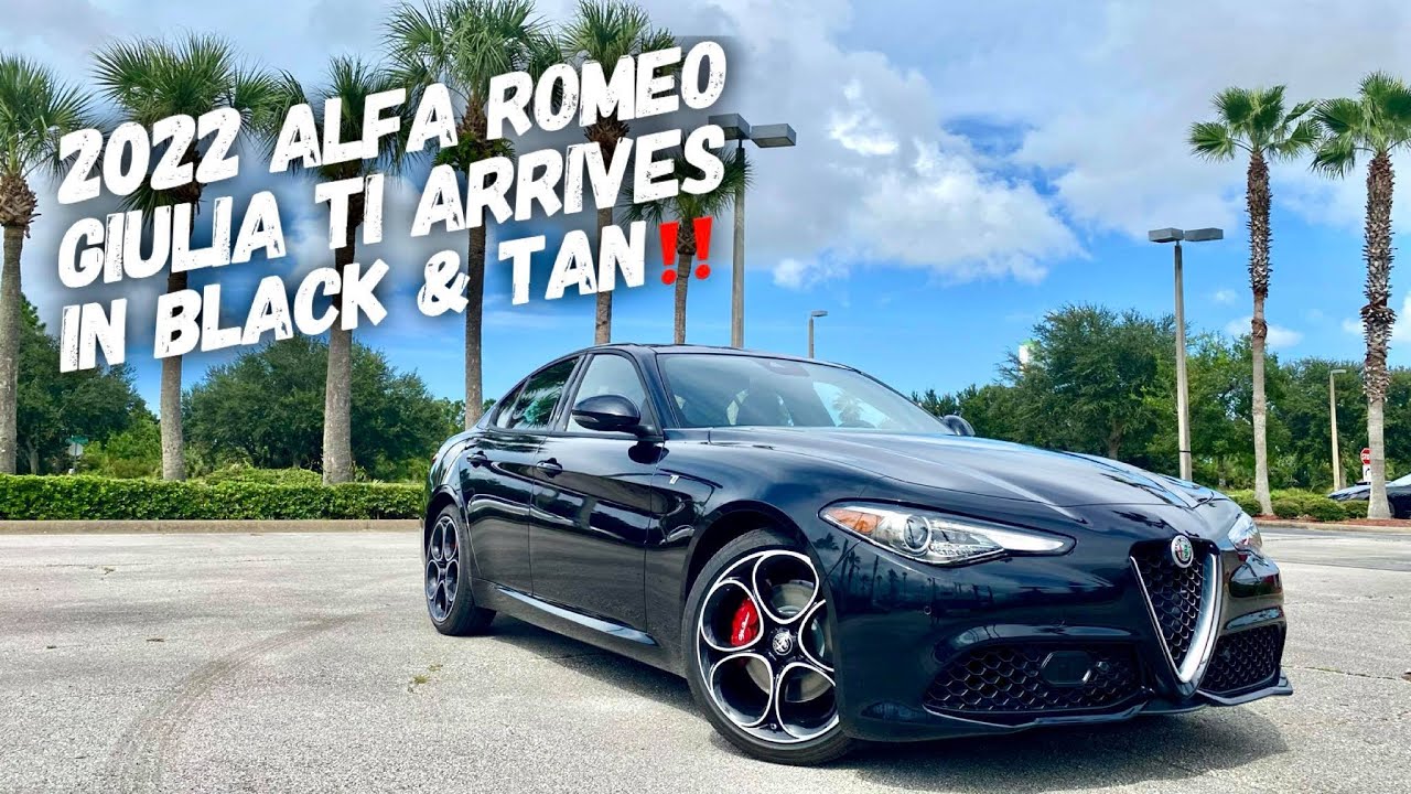 2022 Alfa Romeo Giulia Ti Rwd Arrives For The Very First Time - YouTube