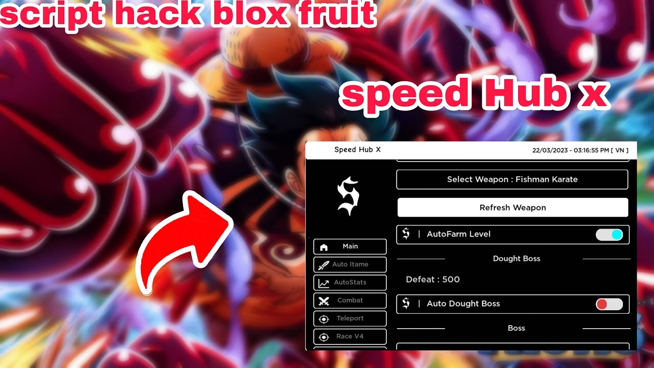 Blox fruit script hack [speed Hub x] trên mobile và Pc phú Roblox - YouTube