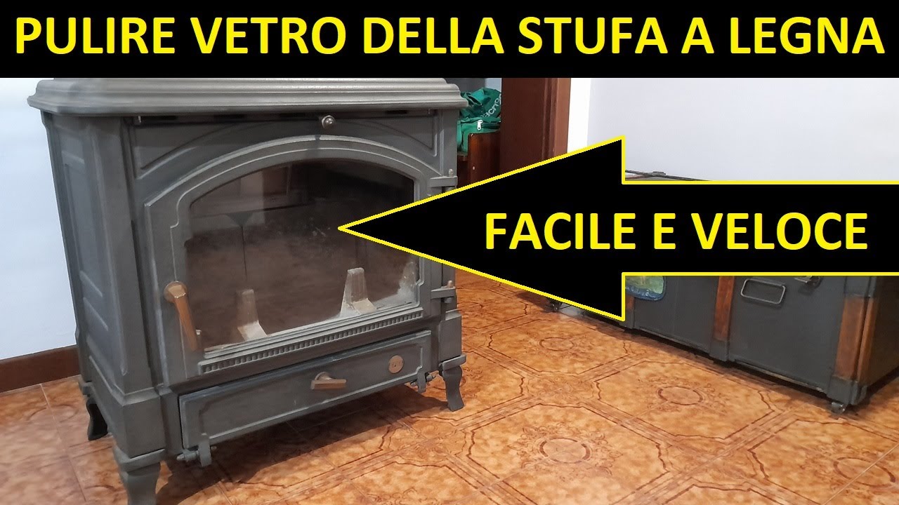 Come pulire il vetro della stufa a legna in un minuto, con acqua e cenere, metodo garantito e ...